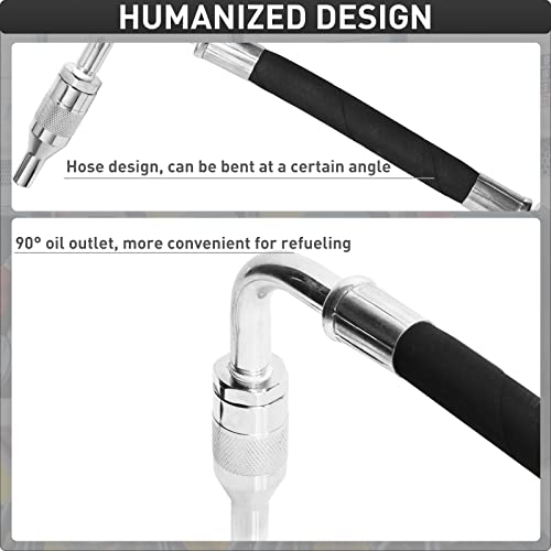 YFIXTOOL Digital Oil Control Valve Meter Nozzle, Pneumatic Oil Gun with ...