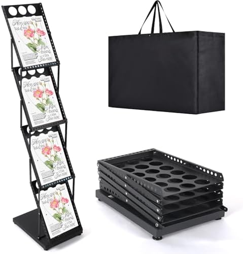 Amazon.com: Estleys Trade Show Literature Stand Display Rack, Magazine ...