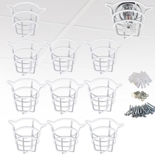 Amazon.com: (6 Pack) TunaMax White Fire Sprinkler Head Cage Guard for ...