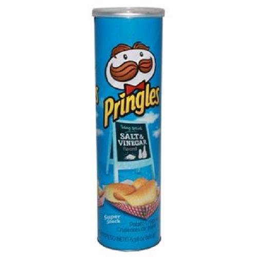 Amazon.com: Pringles Salt & Vinegar Super Stack Potato Chips 6.38 oz