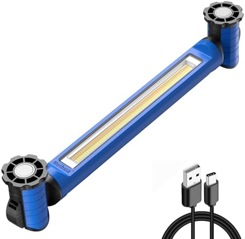 SYLSTAR Work Light for Mechanic, 2400LM Bright LED Work Light, 4400mAh ...