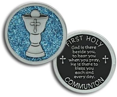 Amazon.co.jp: Pocket Token First Holy Communion Colored Enamel Pocket ...
