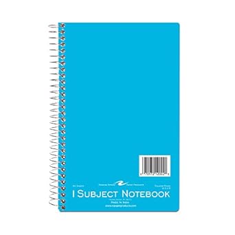 Roaring Spring One Subject College Ruled Wirebound Spiral Notebook, 9.5 ...