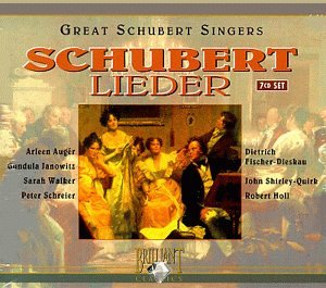 Schubert - Intégrale des grands cycles de lieder et autres pièces ...