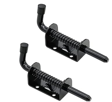 Amazon.com: Bordersmover Spring Loaded Barrel Bolt - Door Latch Pin 5 ...
