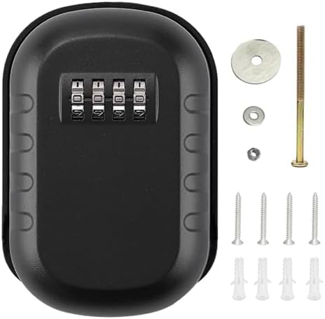 Extra Large Combination Key Box Lock, Outdoor Key Safe Wall Mounted ...