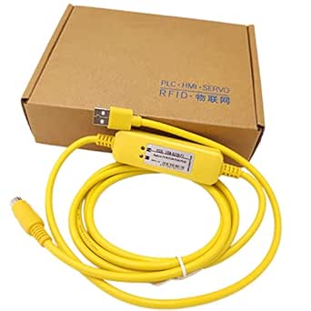 DCYNXC Programming Cable USB-SC09-FX Fit for Mitsubishi FX1S/1N/2N/3U FX Series PLC Programming ...
