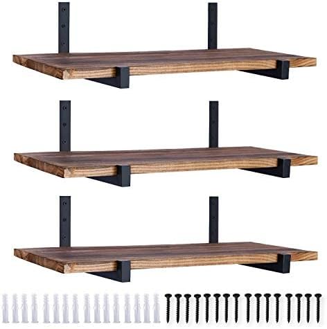 Ouvin 6 Pack Heavy Duty Shelf Brackets Wall Mounted Industrial ...
