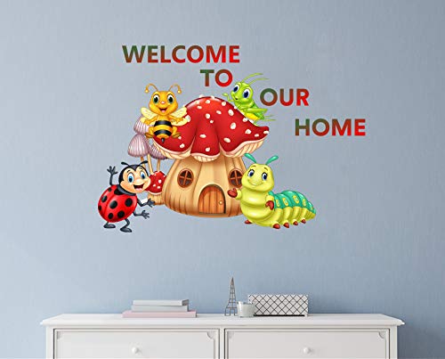 Walltech Welcome Home Wall Sticker| Beautiful Design Wall Decoration ...