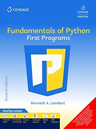 Buy Fundamentals of Python: First Programs with MindTap, 2nd Edition Book Online at Low Prices ...