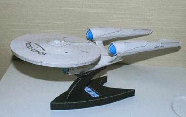 Amazon.com: J.J. Abrams Starship Enterprise 3D Paper model kit Toy Kids ...