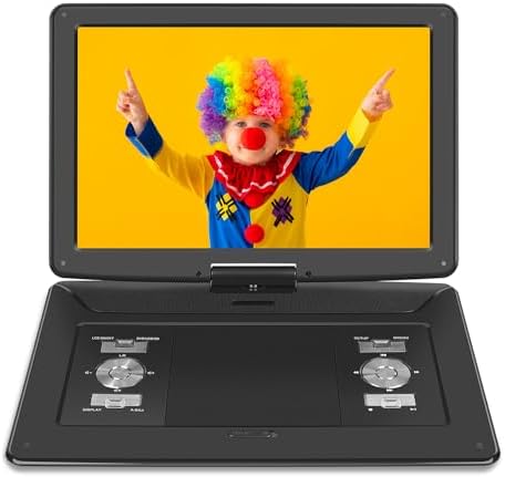 Amazon.com: 17.9" Portable DVD Player with 15.6" Large HD Swivel Screen ...