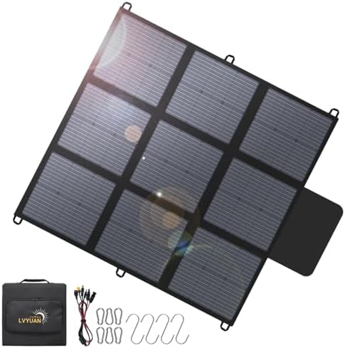 Amazon.com : 200W Portable Solar Panel, IP68 Waterproof Foldable ...