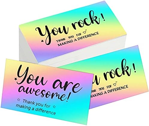 Amazon.com : Outus 180 Pcs You Are Awesome Cards Holographic ...