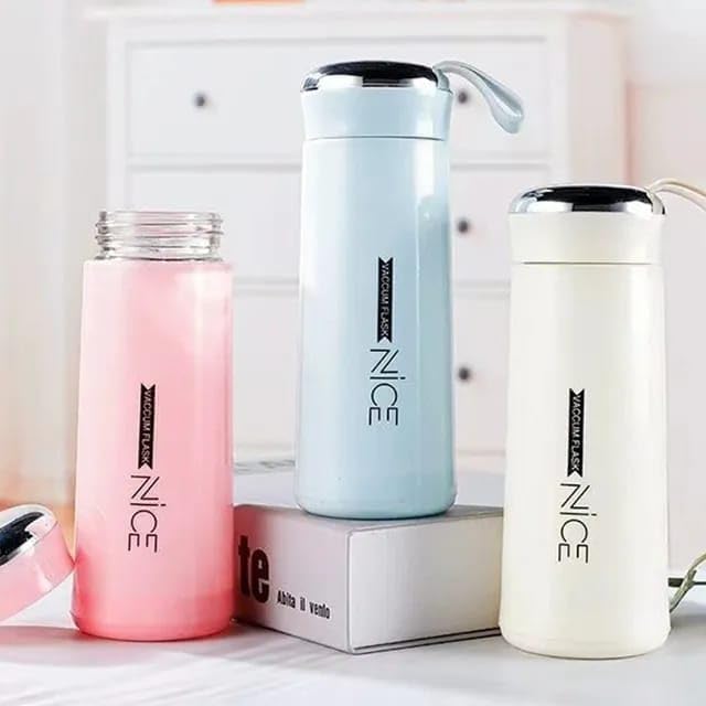 CHAMPEX Nice Water Bottle BPA Free Bottle Glass inner liner with Plastic Shell Bottles | Water ...
