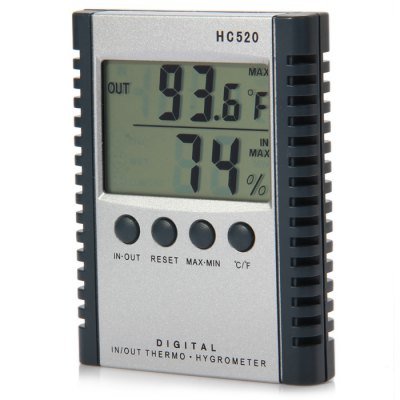 HC520 2 in 1 Digital Temperature Humidity Meter with Detection Cable ...