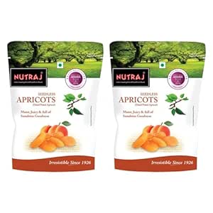 Nutraj Premium Dried Pitted Turkish Apricots Pouch (400 Gram (200 Gram x 2)) : Amazon.in ...