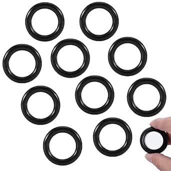 O Seal Rings,10 Pcs Nitrile Rubber O-Rings 10mm O-Ring Gasket O Rings ...