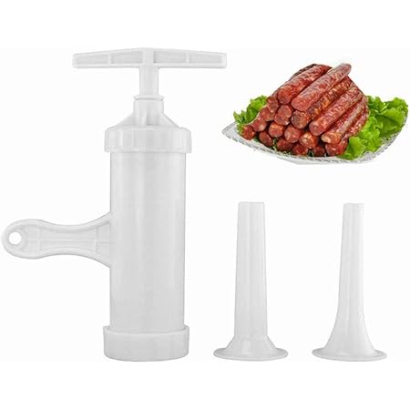 Amazon.com: Manual Sausage Maker with Pork Intestine Funnel and Mutton ...