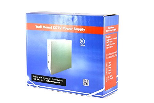 Buy 5 Star Cable 18 Channel Output Port 12V DC Max 10A CCTV PTC Fuse ...