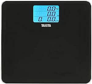 TANITA HD-384 Pèse-Personne Numérique pour Expatriés Affichage à l'Ecran de KG LB et ST-LB Noir ...