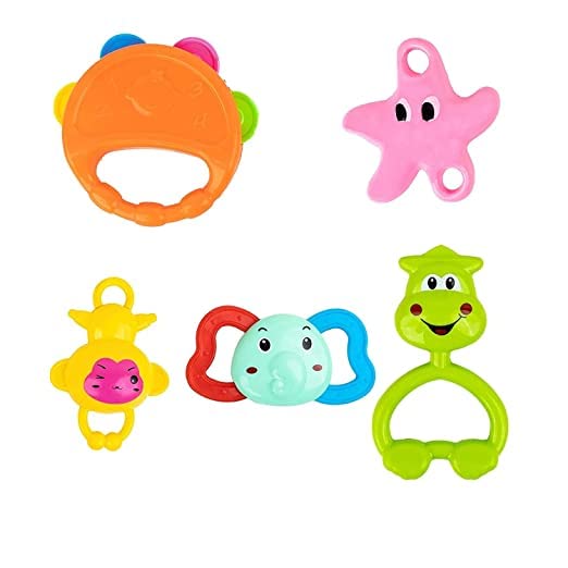 ESnipe Mart Colourful Plastic Non Toxic Set of 5 Multi Design ...