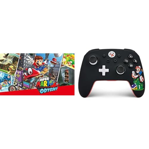 Amazon.com: Super Mario Odyssey [Digital Code] + PowerA Enhanced ...