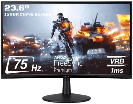 Acer Nitro VG240YS 23.8 Inch (60.45 Cm) IPS Full HD 1920 X 1080 Pixels ...