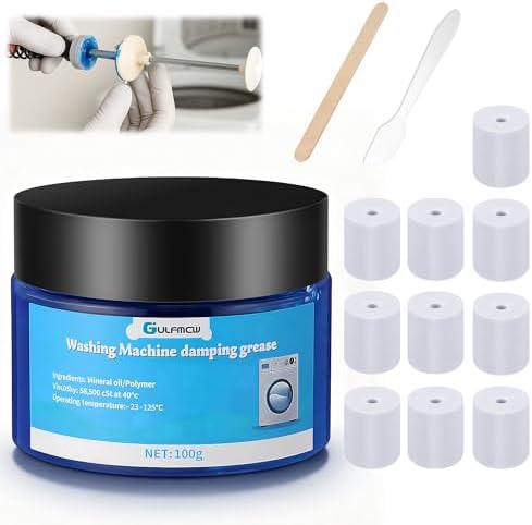 Gulfmew 3.5 oz (100g) Washing Machine Damping Grease with 10 Foam ...