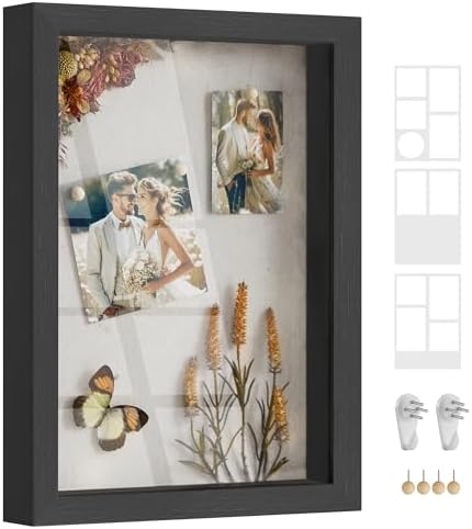 Amazon.com - Comtelek Shadow Box Frame Memory Boxes Display Cases with ...