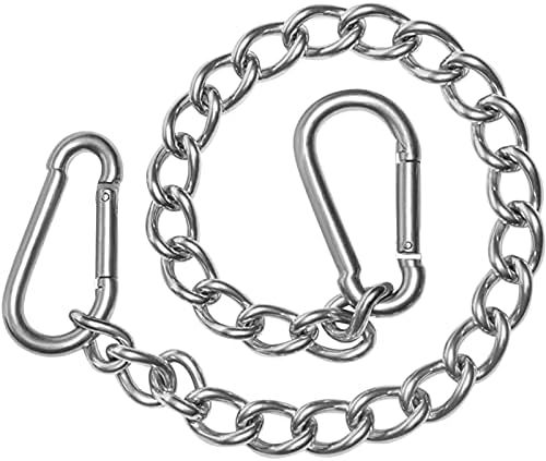 DesertBoy 2Pcs Stainless Steel Chain Heavy Duty M4 Hanging Chair Chain ...