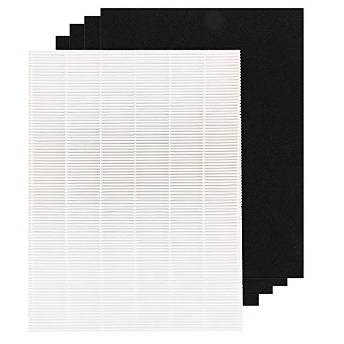 115115 HEPA Replacement Filter A & 4 Carbon Replacement Filters for ...