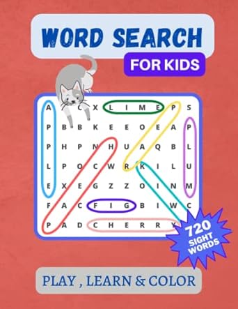 Amazon.com: word search for kids: sight words puzzle activity book ...