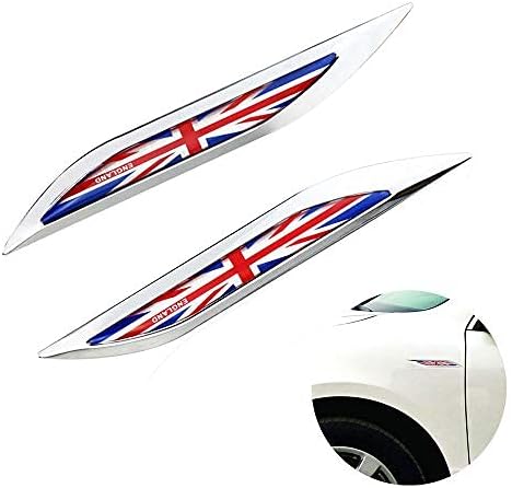 Tcare 1Pair England Flag Emblem Badge 3D Metal Sticker Decals Cars ...
