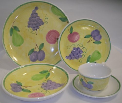 Buy Caleca Frutta 5-Piece Dinnerware Place Setting, Service for 1 ...