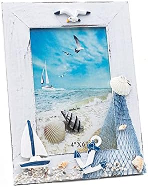 Amazon.com - JANOU Mediterranean Photo Frame Wooden Picture Frame ...