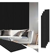 Amazon.com: Wood Slat Acoustic Panels, 94.5" x 12.6" Each Soundpoof ...