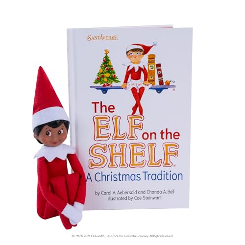 The Elf on the Shelf: A Christmas Tradition - Girl Scout Elf with Brown ...