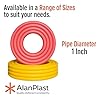AlanPlast 1-Inch PVC Garden Water Pipe Kit - Complete with Clamps ...