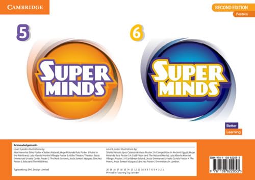 Super Minds Levels 5–6 Poster Pack British English : Iturbe, Carmen ...
