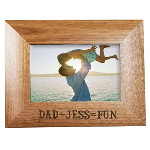 Amazon.com: Fun with Dad Engraved Photo Frame - Father's Day Gift ...