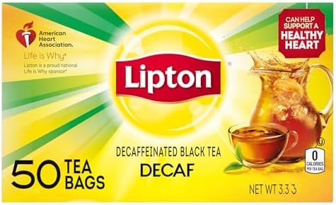 Amazon.com: Lipton Unsweetened Decaffeinated Instant Tea Mix, 30 Quarts ...