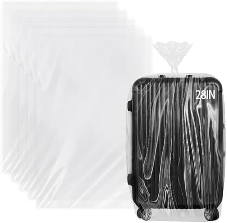 Amazon.com: Meersburg 40 x 60 Inches 2 Mil Clear Plastic Storage Bags ...