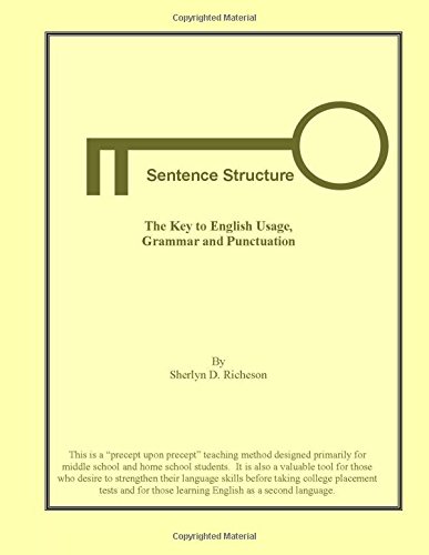 Amazon.co.jp: Sentence Structure:The Key to English Usage, Grammar and ...