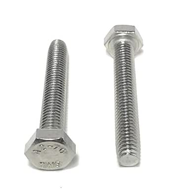 M6-1.00 X 40 Hex Head Cap Screw Hex Bolts DIN933 (M6x40) Full Thread A2 ...