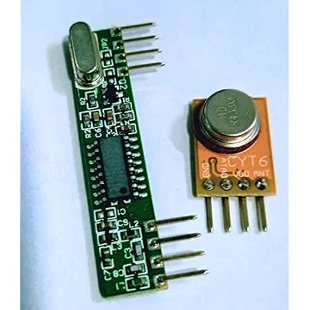 KITS GURU RF Ask Module Wireless Transmitter + Receiver Pair 433/434 ...