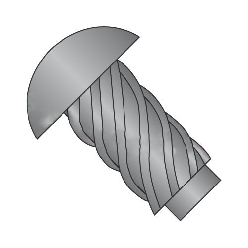 #00 x 3/16" U Drive Self-Tapping Screws/Round Head/Steel/Black Oxide ...