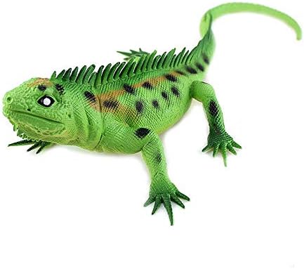 Yitaocty Large Green Rubber Lizard Model Realistic Reptile Animal ...