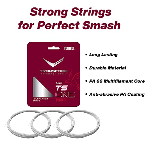 Vicky Transform Badminton String 10.5 mm Length Durable Plastic ...