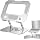Tablet Stand for Desk, 360° Rotatable Adjustable Aluminum iPad Stand ...
